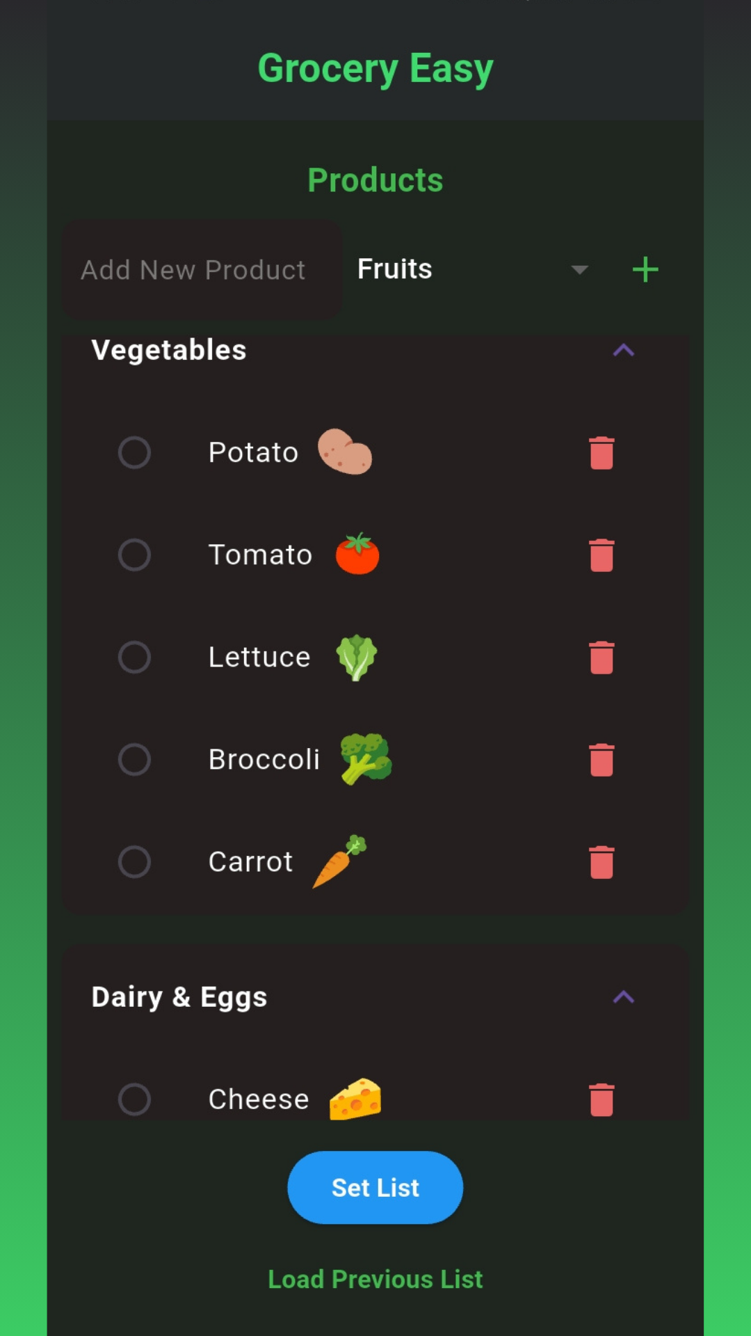 Easy Grocery List App– Shopping Organizer with Checklist by flutter_app_dev