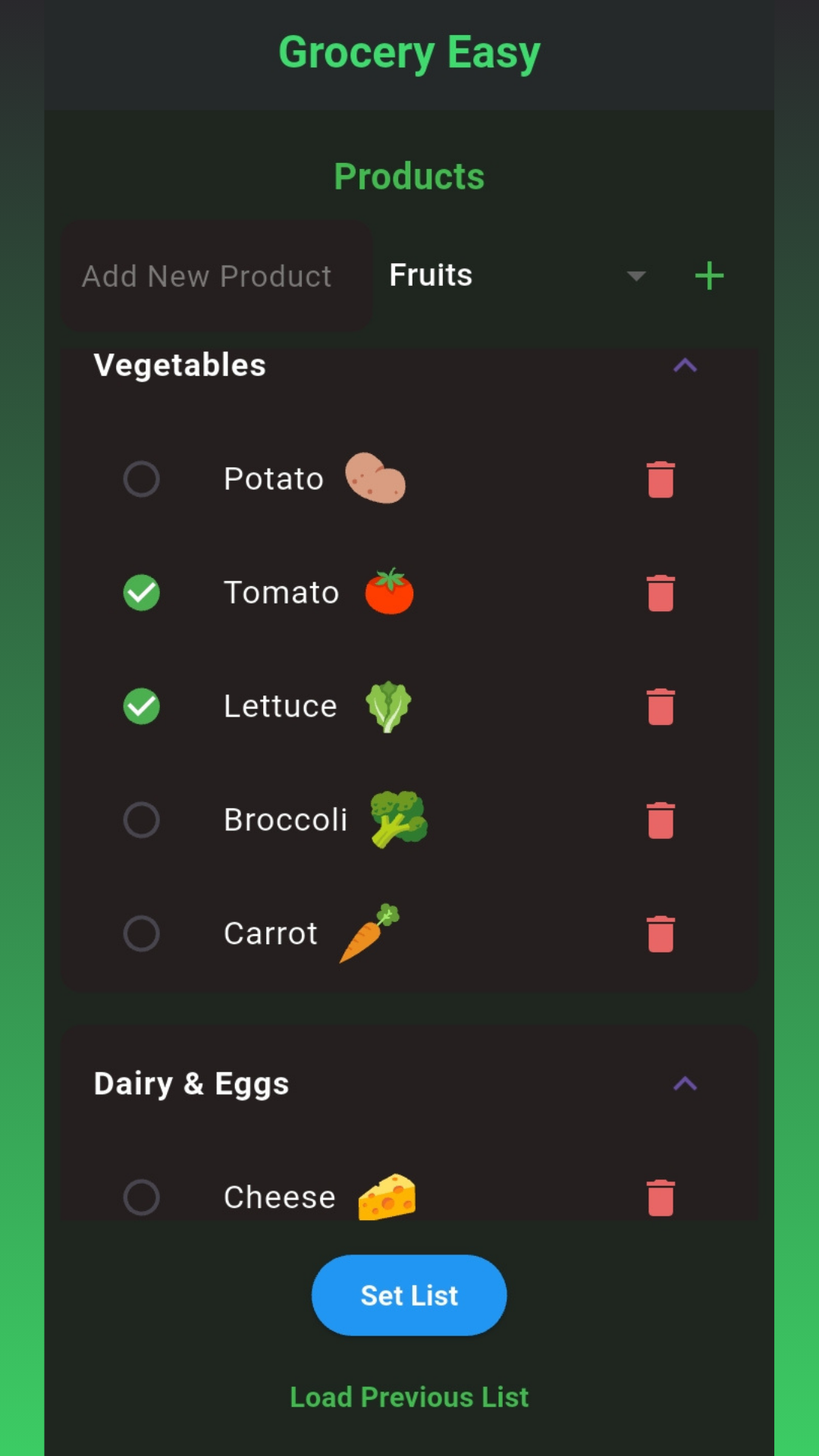 Easy Grocery List App– Shopping Organizer with Checklist by flutter_app_dev