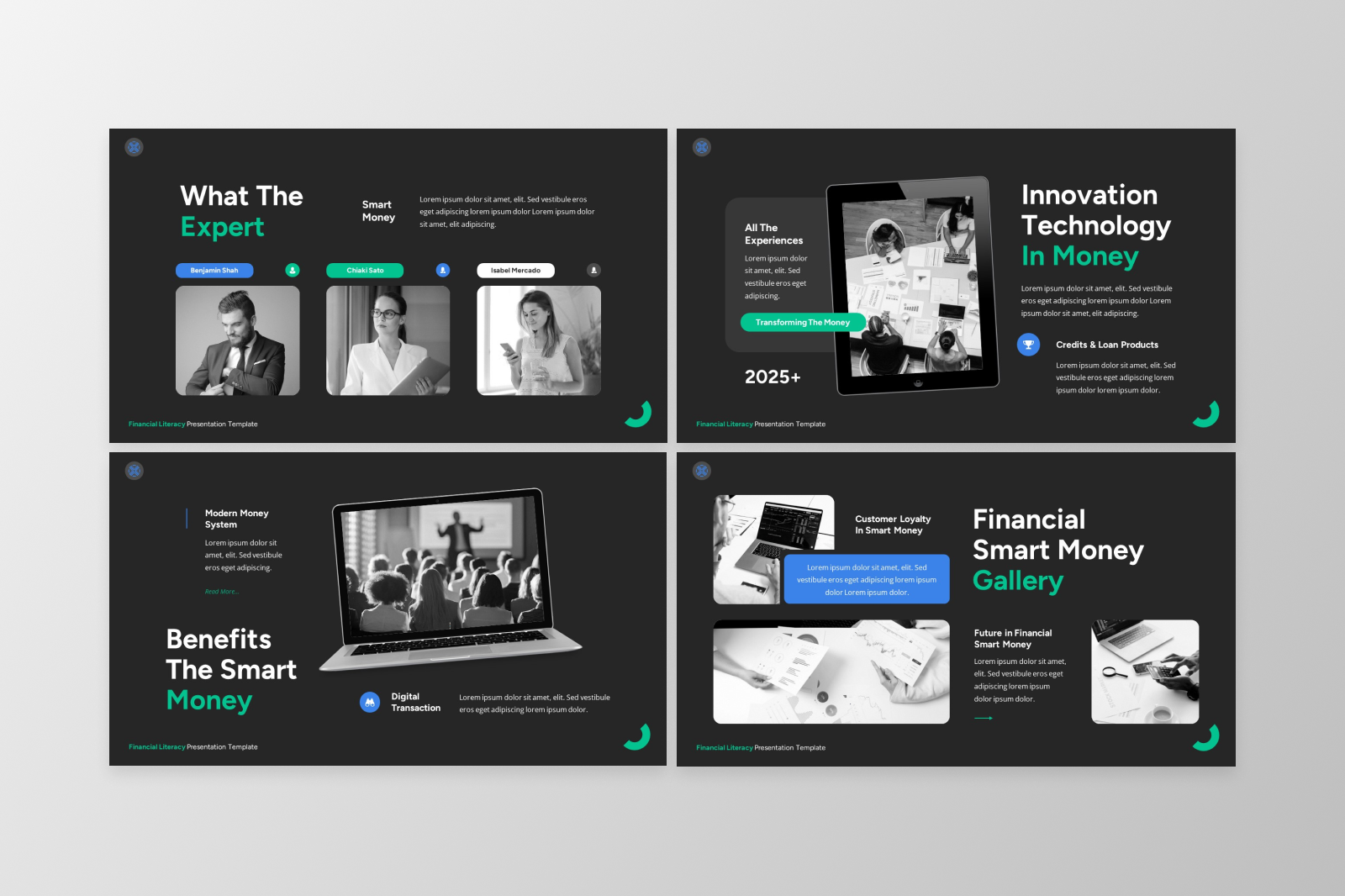 Financial Literacy PowerPoint Template, Presentation Templates ...