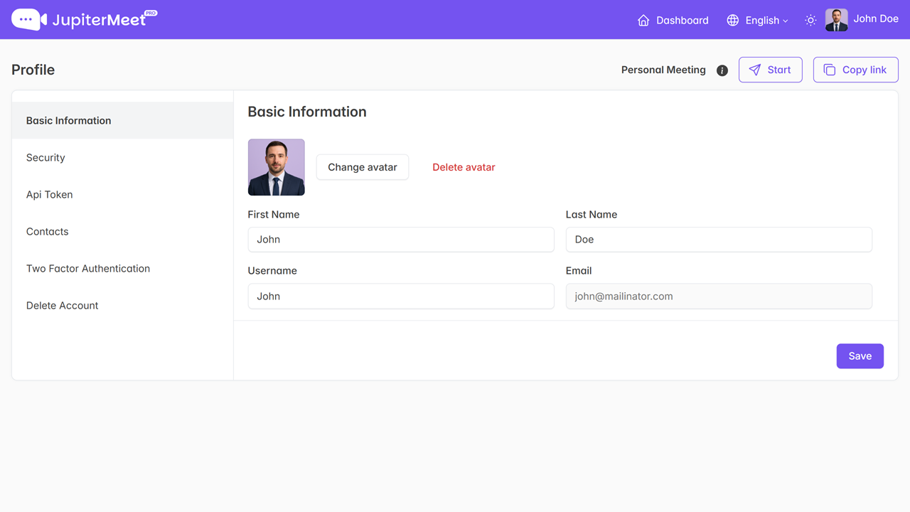 JupiterMeet Pro - White Label Video Conference with AI & SaaS by TheRTCLabs