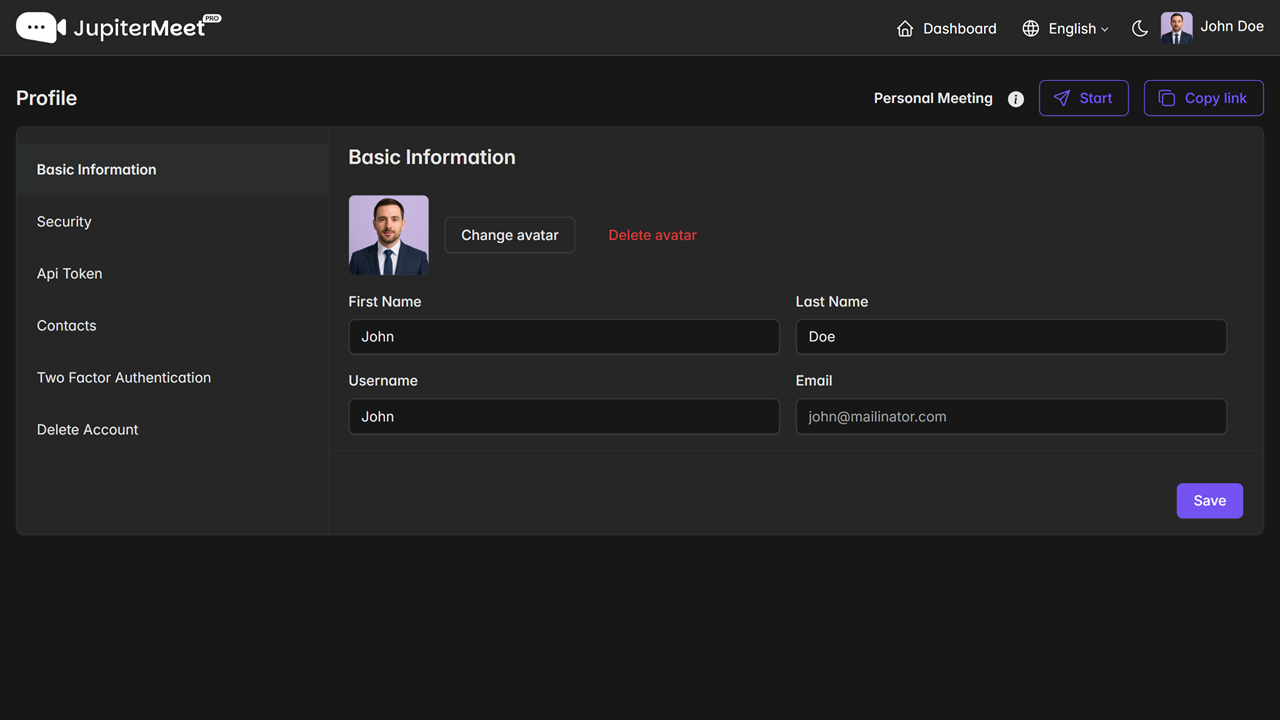 JupiterMeet Pro - White Label Video Conference with AI & SaaS by TheRTCLabs