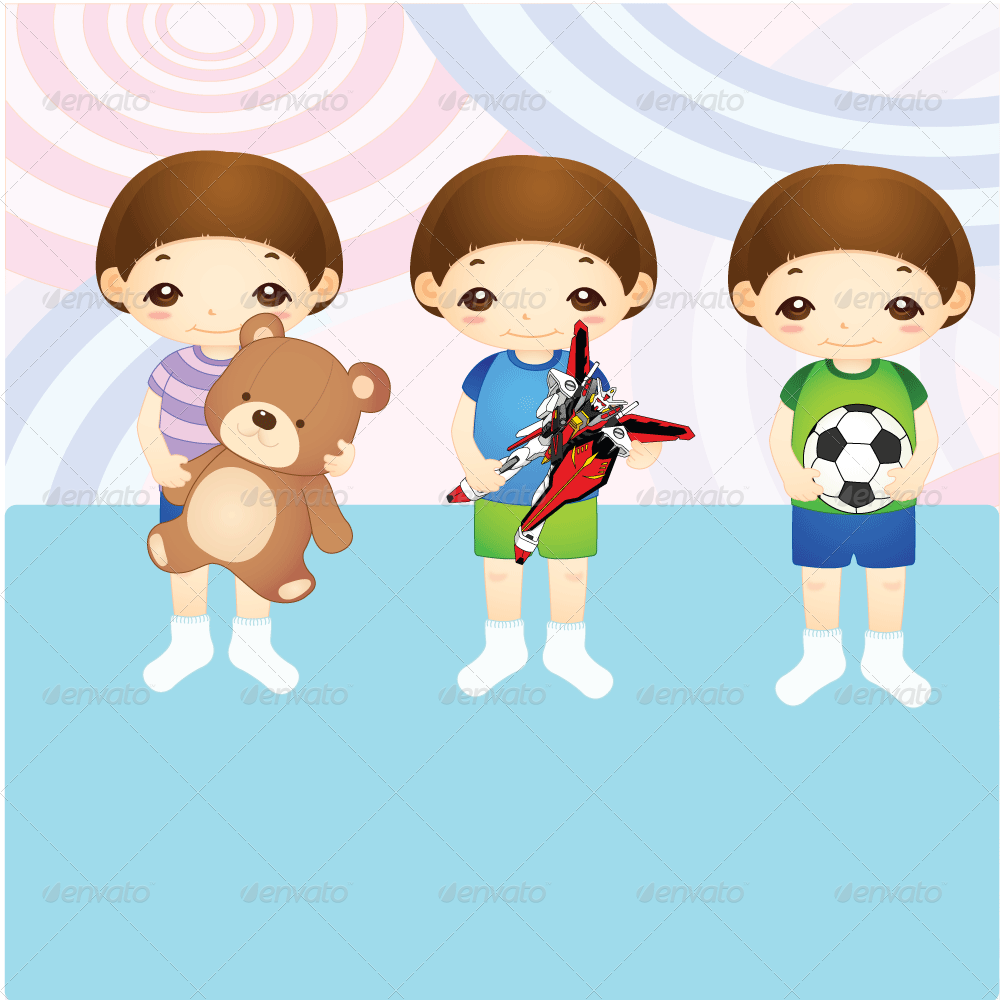 Boy Set, Vectors | GraphicRiver