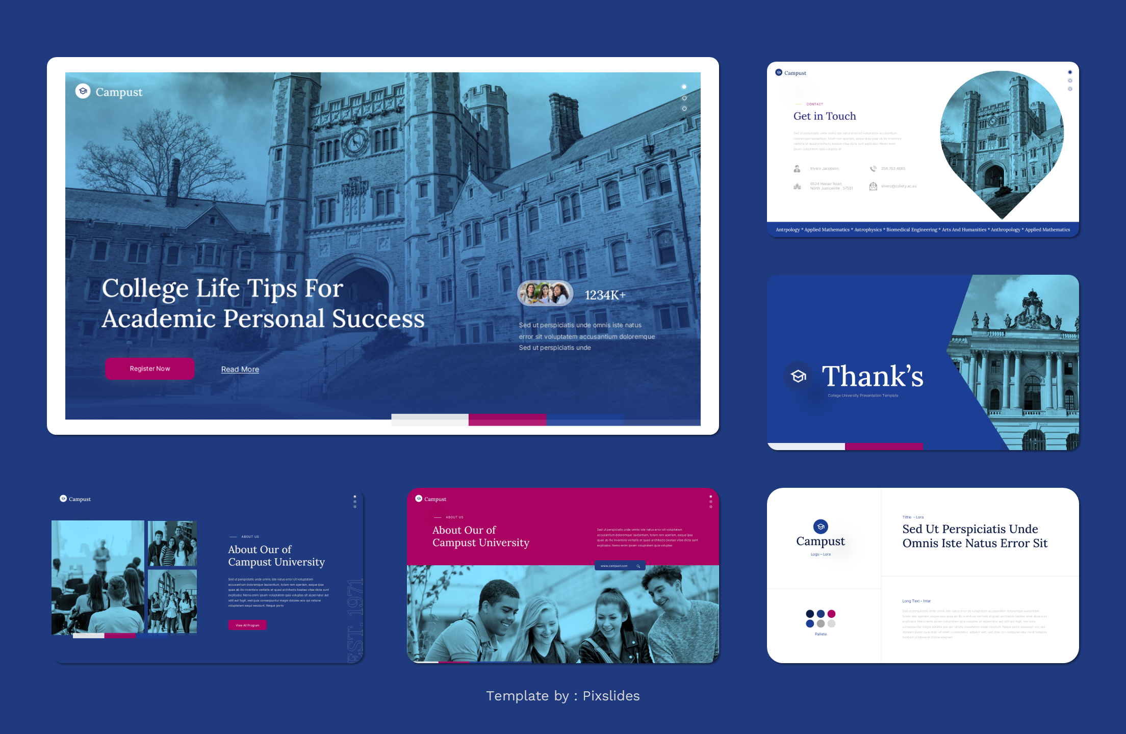 Campust - College & University PowerPoint Presentation Template ...