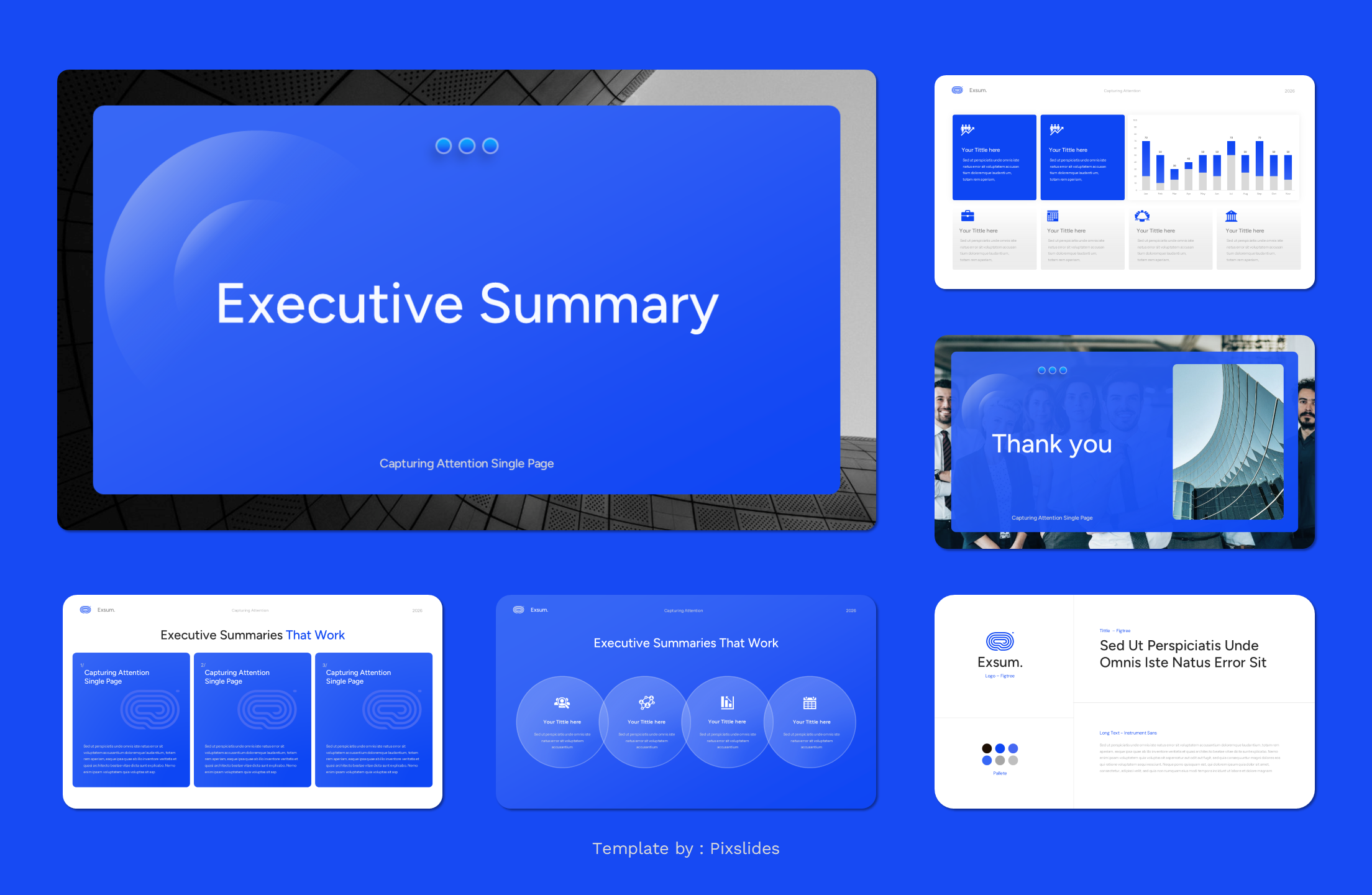Executive Summary Keynote Presentation Template, Presentation Templates