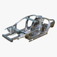 Car Frame Body Liftback Sedan M1 by Zurel | 3DOcean