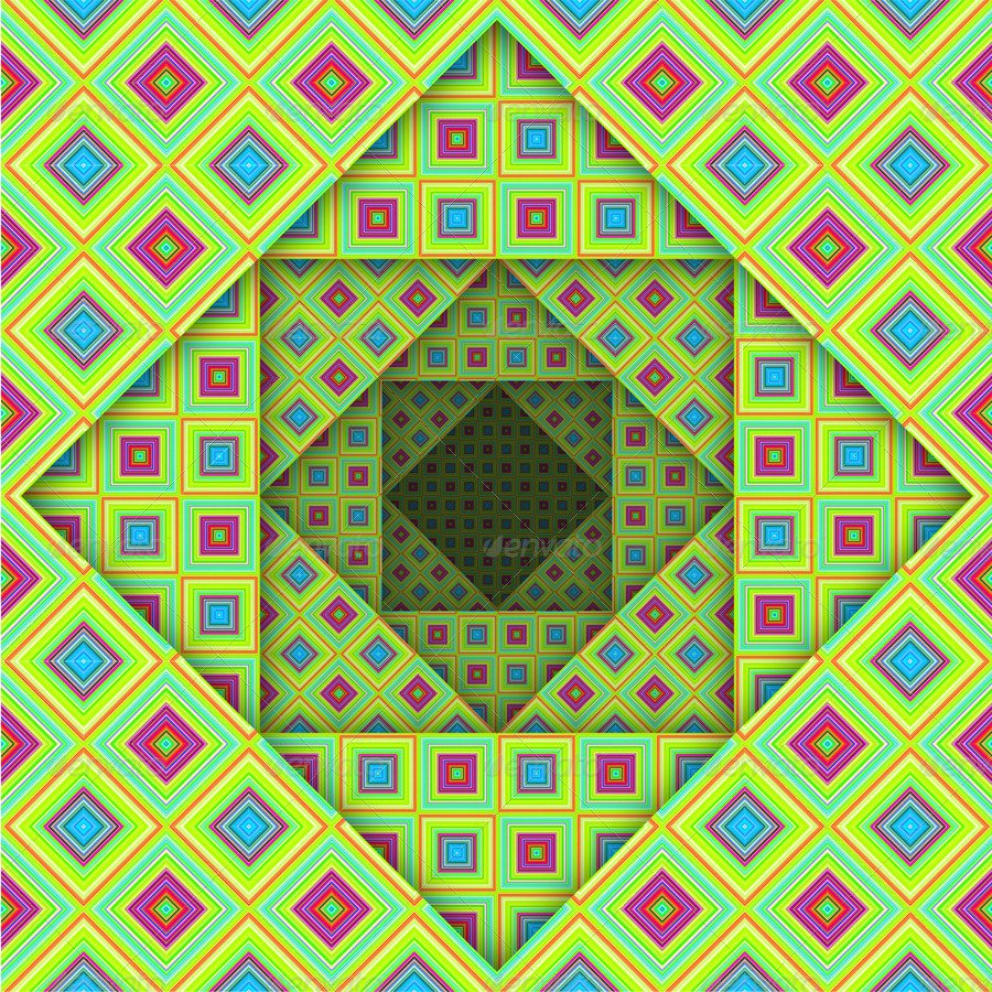 Colorful 3d Patterns, Graphics | GraphicRiver