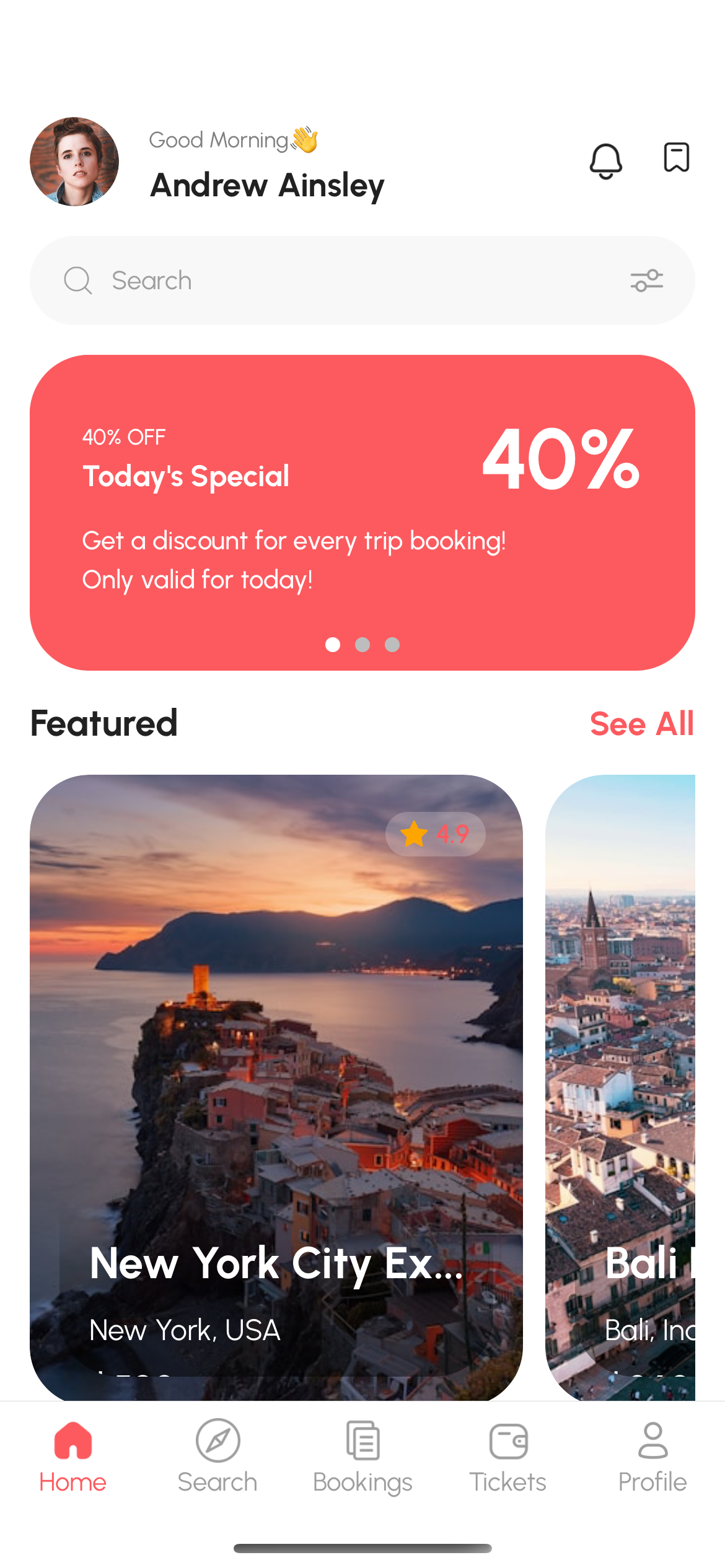 Nomadia - Travel React Native Expo App Ui Kit by lalastudio12 | CodeCanyon