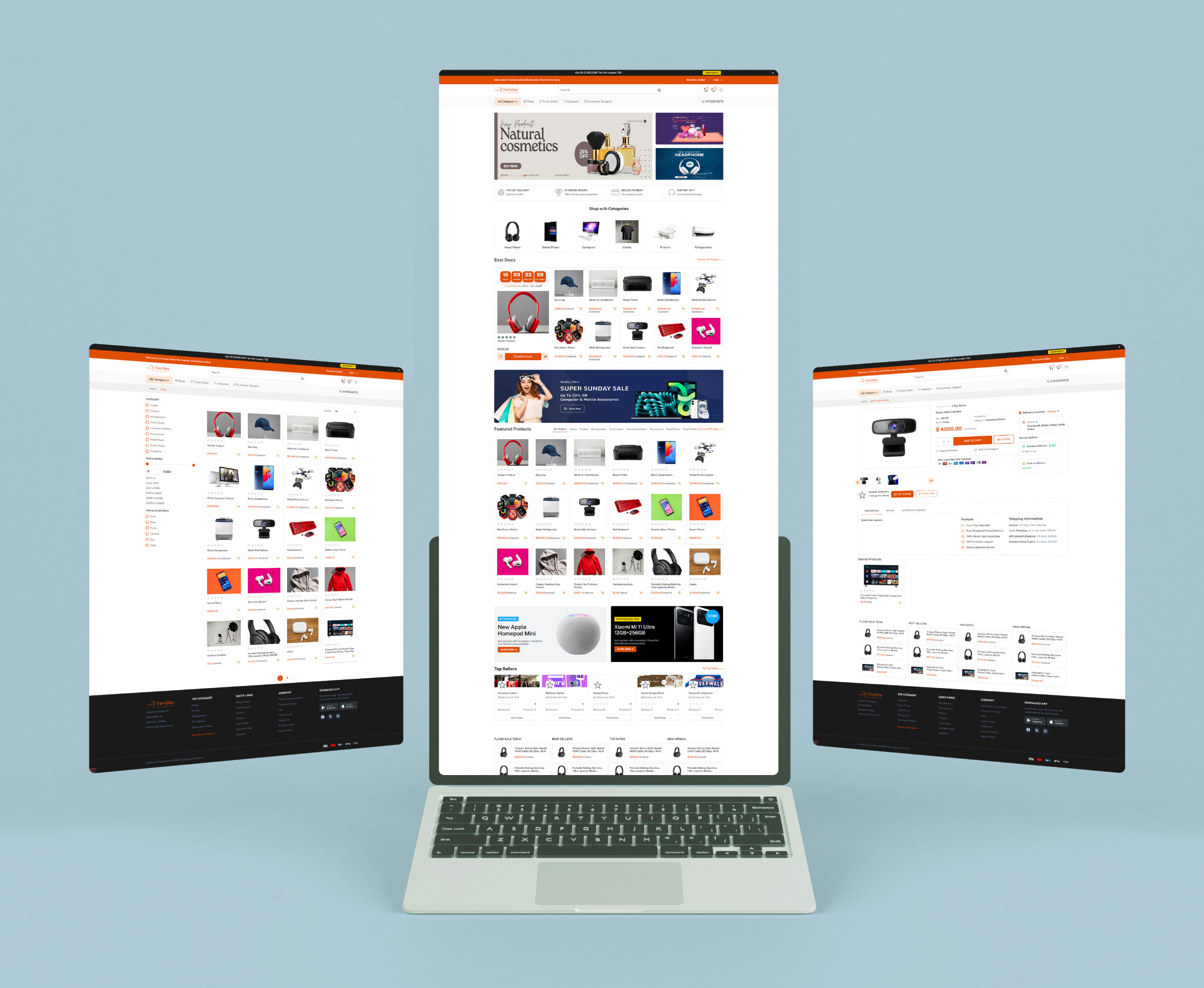 Vendex-Complete Multi-Vendor eCommerce CMS - Mobile App, Website, Seller and Admin Panel by ...