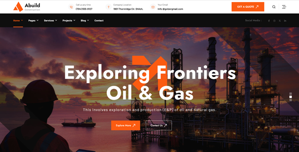 Abuild - Construction WordPress Theme by rs-theme | ThemeForest