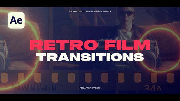 Retro Film Transitions, After Effects Project Files | VideoHive