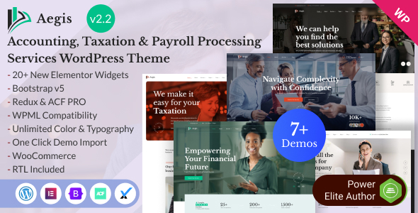 Aegis – Accounting, Taxation & Payroll Services WordPress Theme by EnvyTheme