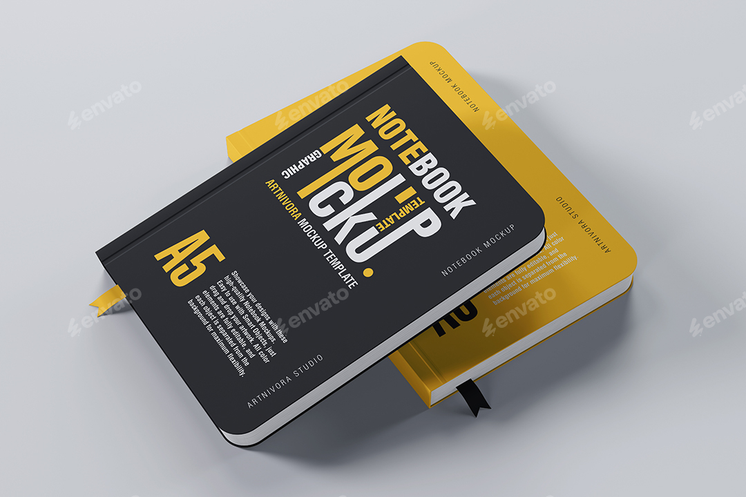 Notebook Mockup Sets, Graphics | GraphicRiver