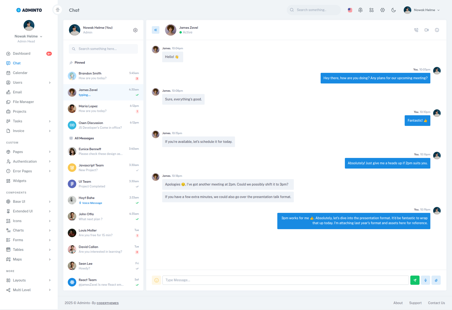 Adminto - Figma Admin & Dashboard Template by coderthemes | ThemeForest