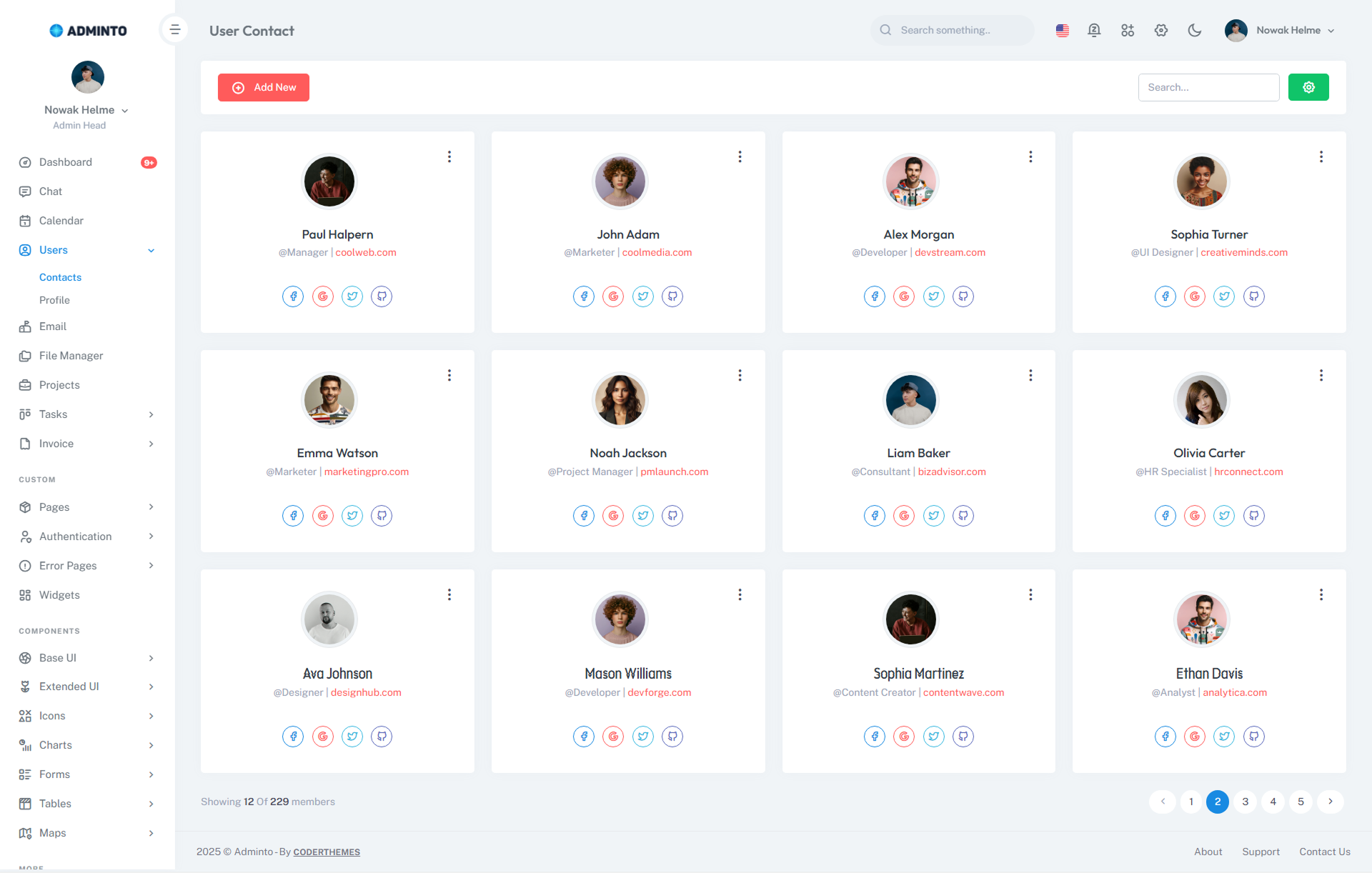 Adminto - Figma Admin & Dashboard Template by coderthemes | ThemeForest