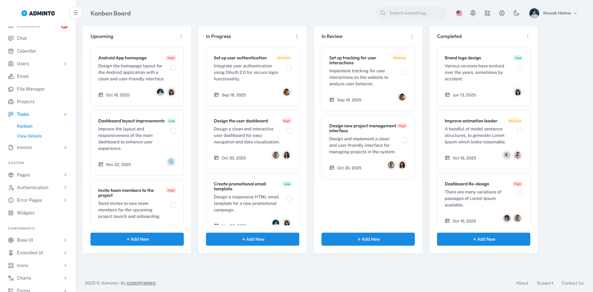 Adminto - Figma Admin & Dashboard Template by coderthemes | ThemeForest