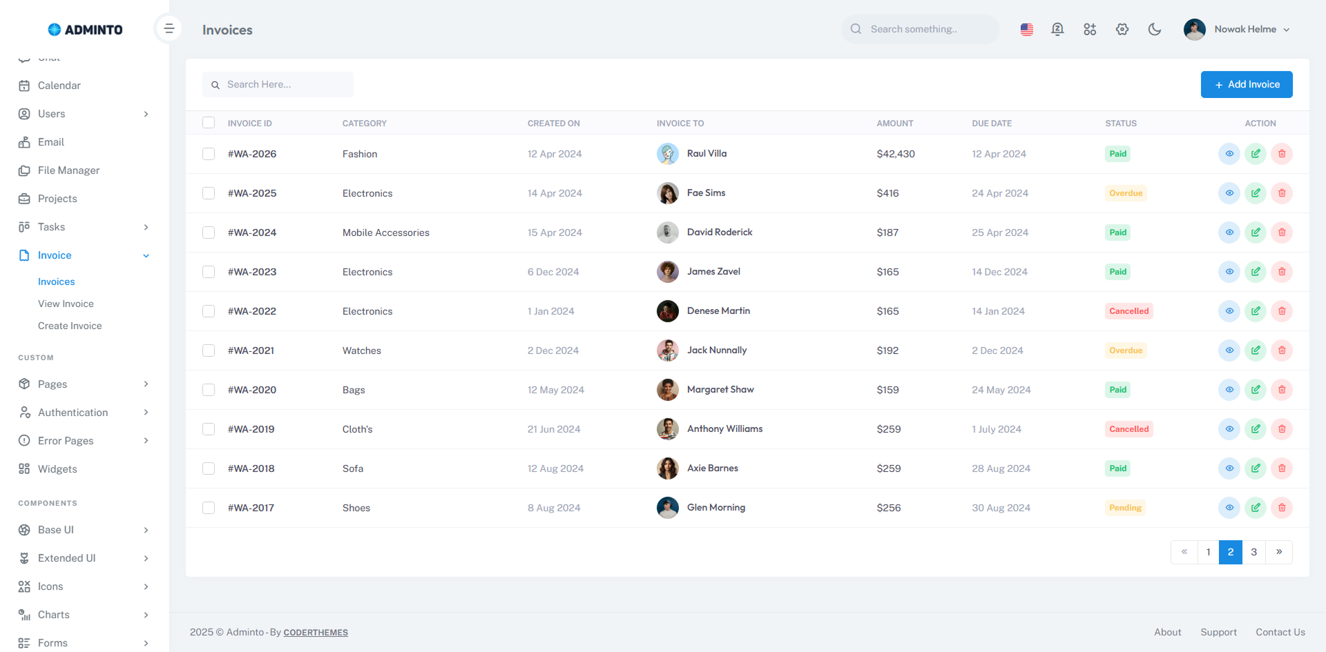 Adminto - Figma Admin & Dashboard Template by coderthemes | ThemeForest