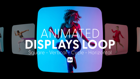 Animated Displays Loop, After Effects Project Files | VideoHive