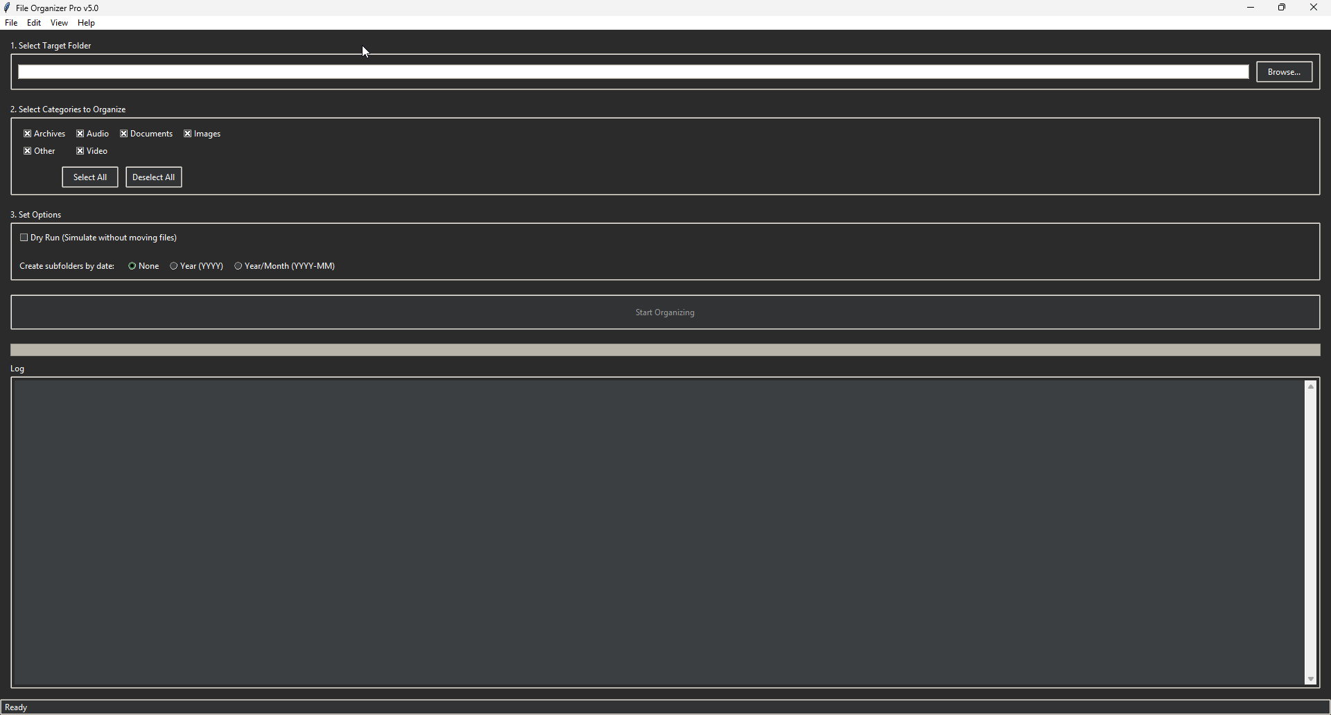 File Organizer Pro - Python GUI for Automated Sorting by softsyncro