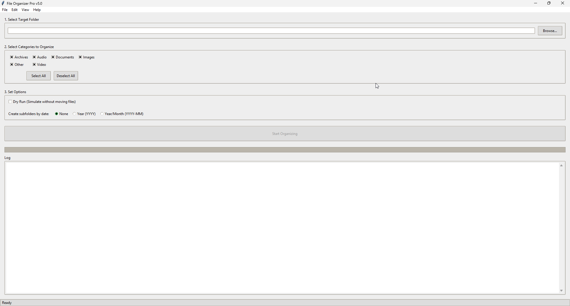 File Organizer Pro - Python GUI for Automated Sorting by softsyncro