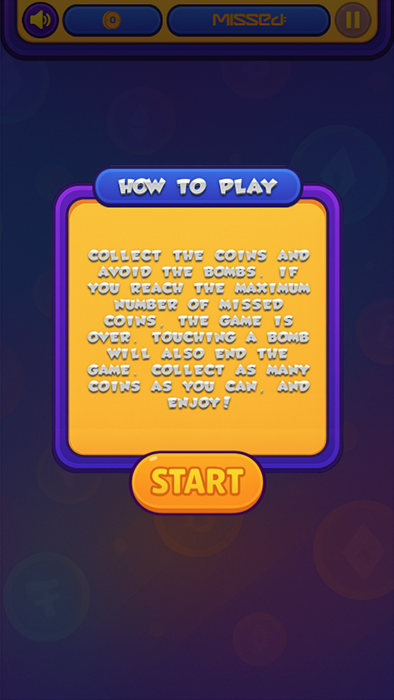 Crypto Catcher Game ( HTML5 | Construct 3 | C3P ) Endless Game by CGFX-Studio