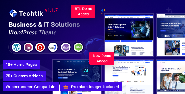 Techtlk – Business & IT Solutions WordPress Theme by rs-theme | ThemeForest