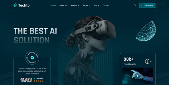 Techto – Business & IT Technology WordPress Theme by rs-theme | ThemeForest