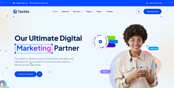 Techto – Business & IT Technology WordPress Theme by rs-theme | ThemeForest