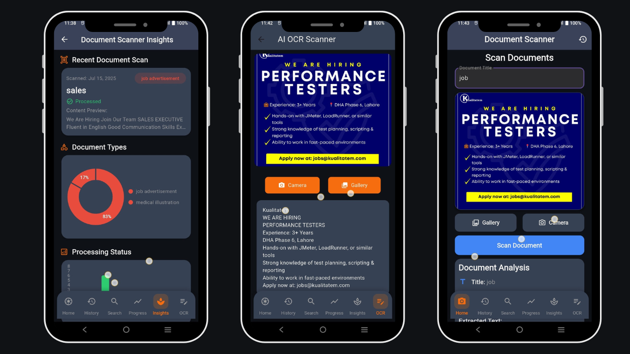 AI Document Scanner & OCR Flutter App | Text Recognition | Scan Documents | Android & iOS App by ...