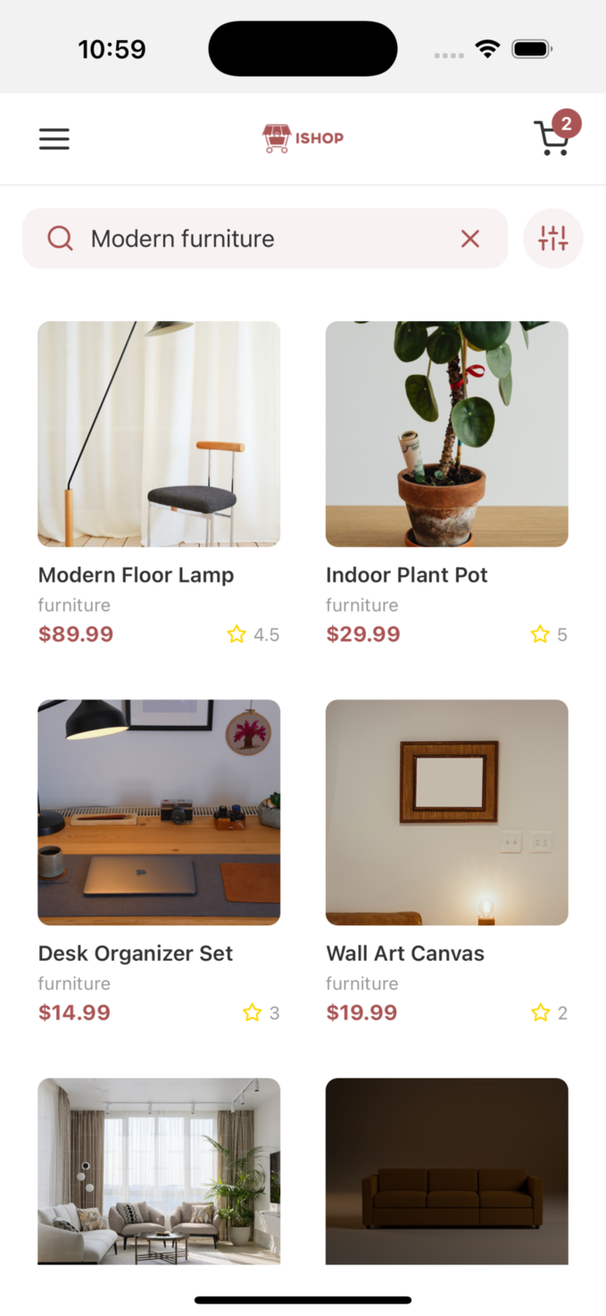 Ishop – 2 - in -1 React Native Ecommerce App Template | Expo & CLI UI Kit by M_Alaa