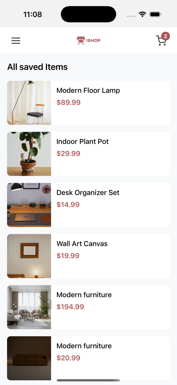 Ishop – 2 - in -1 React Native Ecommerce App Template | Expo & CLI UI Kit by M_Alaa