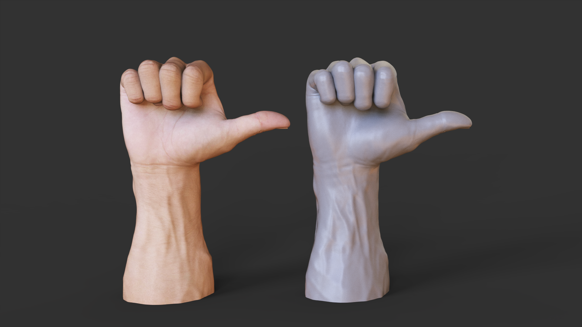 Male Hand Pose - Gesture - 21 by trishj2109 | 3DOcean