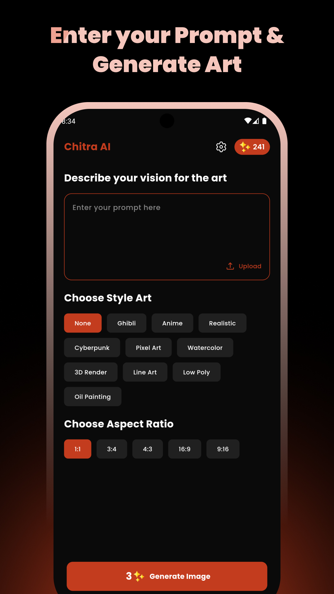 Chitra AI Image Generator + Full Flutter Android & iOS Application ...