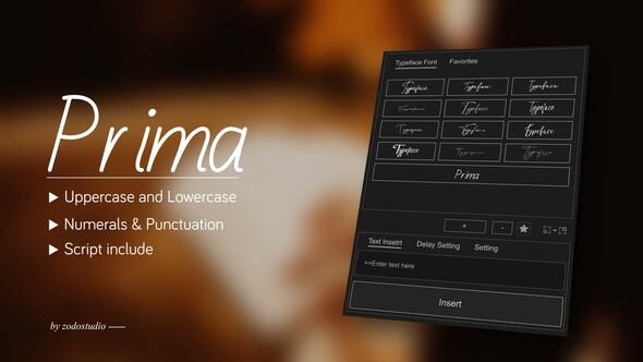 Animated Typeface - Prima v2, After Effects Project Files | VideoHive