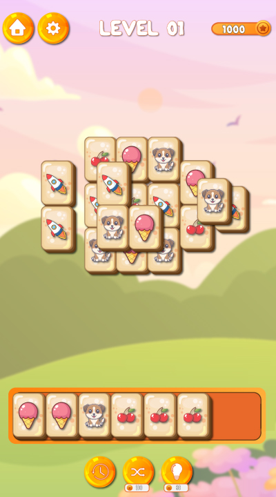 Tile Tap and Match Game – Puzzle Game – HTML5, Android, iOS & Windows | Construct 3 by ...