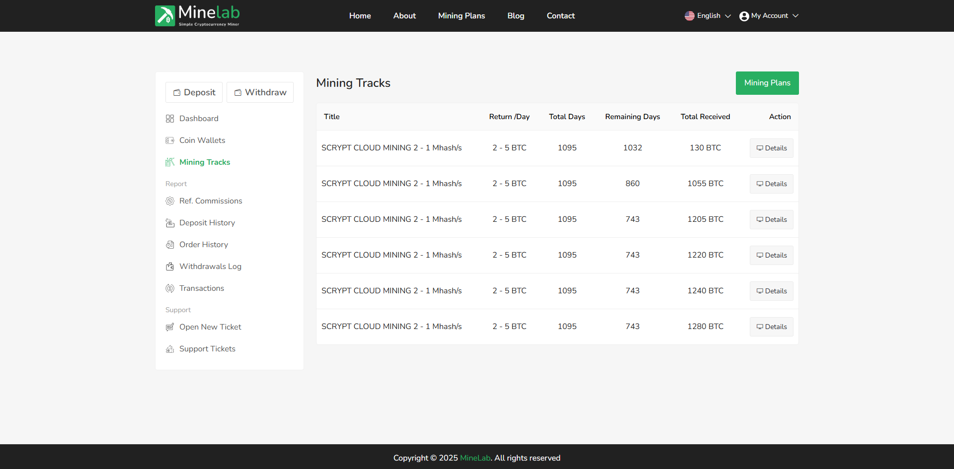 MineLab - Cloud Crypto Mining Platform by ViserLab | CodeCanyon