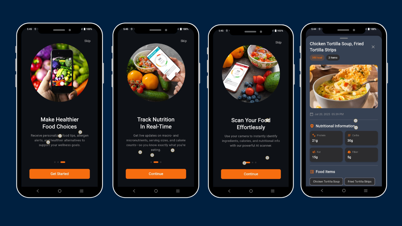 AI Food Scanner App Flutter | Cal AI | AI Nutrition Tracking | Calorie ...
