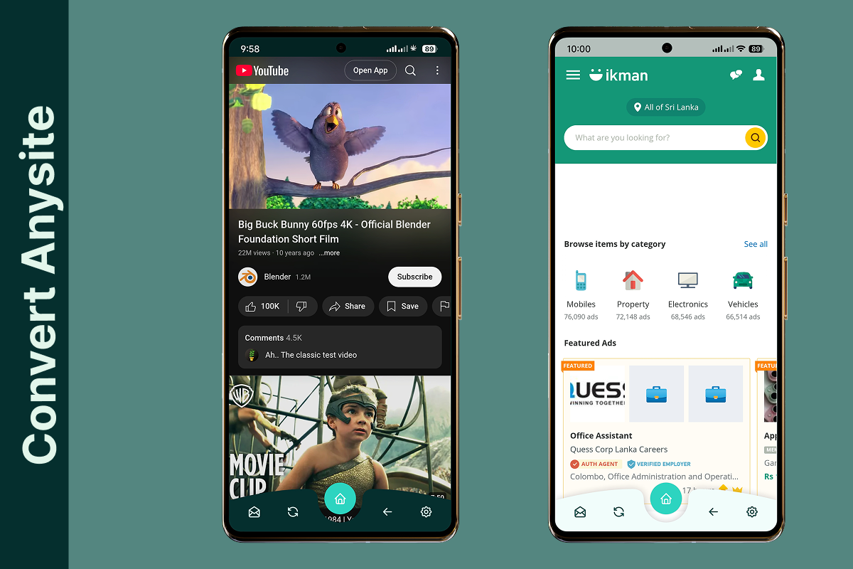 WebVue – Flutter WebView App Template | Convert Website to Android & iOS App by orkitt
