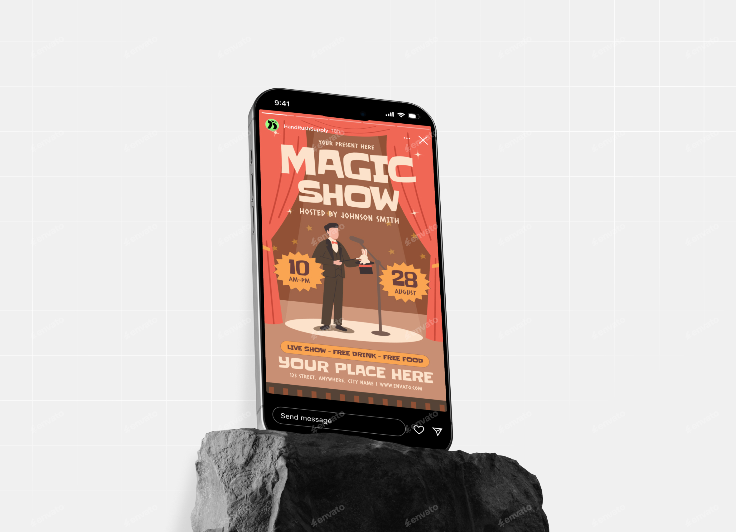 Magic Show Event Flyer, Print Templates | GraphicRiver