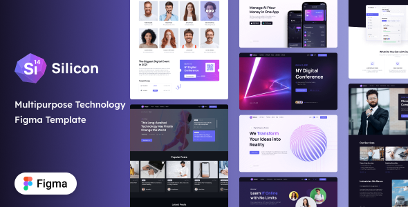 Silicon - Figma Business & Technology Template by coderthemes | ThemeForest