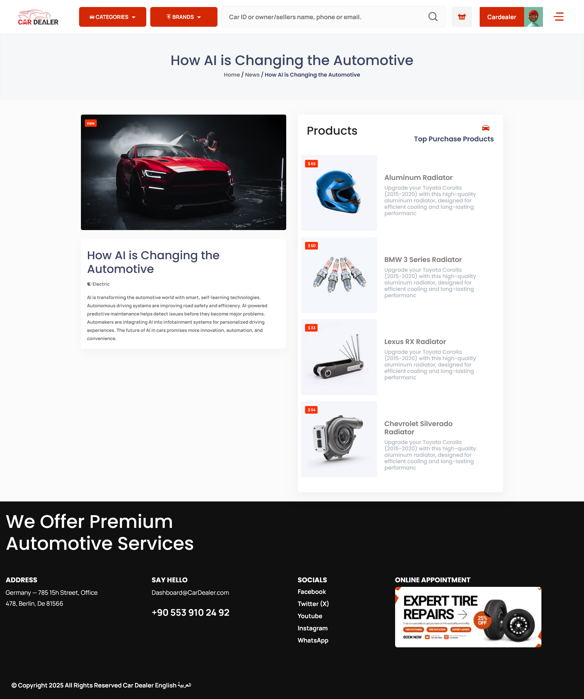 CarDealer – Buy Sell Car Marketplace Script Theme by Meteros | CodeCanyon
