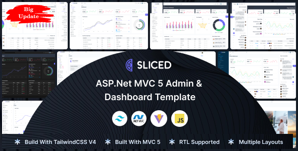 Sliced - ASP.Net MVC 5 Admin & Dashboard Template by SRBThemes ...