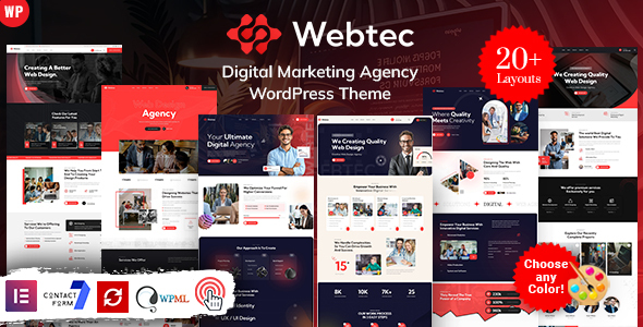 Webtec - Digital Agency WordPress by ThemeMascot | ThemeForest