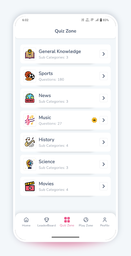 Elite Quiz - Trivia Quiz | Quiz Game - Flutter Full App + Admin Panel by WRTeam