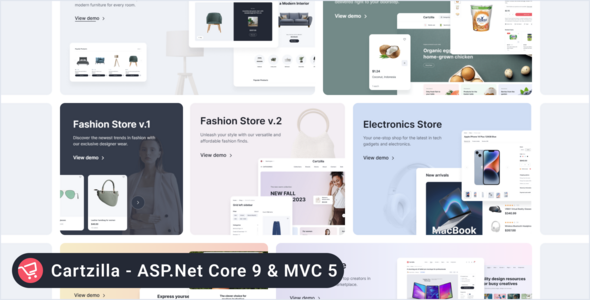 Cartzilla – ASP.Net Core & MVC Multipurpose E-Commerce Template by Codebucks