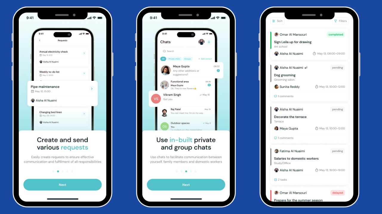 Home Management Flutter App Template | Family Organizer, Task Tracker ...