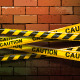 Caution Ribbons on Brick Wall, Vectors | GraphicRiver