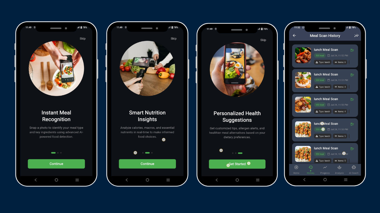 AI Meal Scanner Flutter App | Nutrition & Calorie Tracker | OpenAI-Powered Analysis by CodentraTech