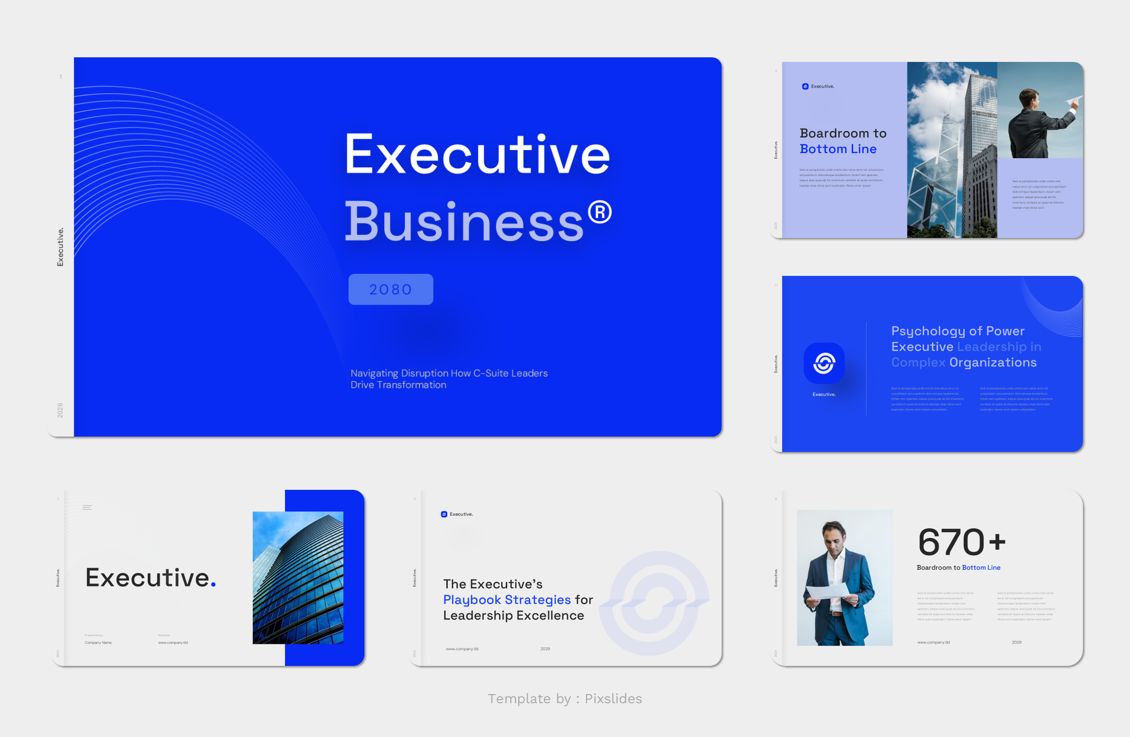 Executive - Business Keynote Presentation Template, Presentation Templates