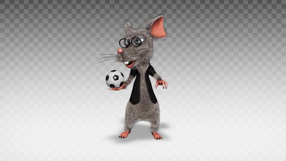 Cartoon Rat - Show Football, Motion Graphics | VideoHive