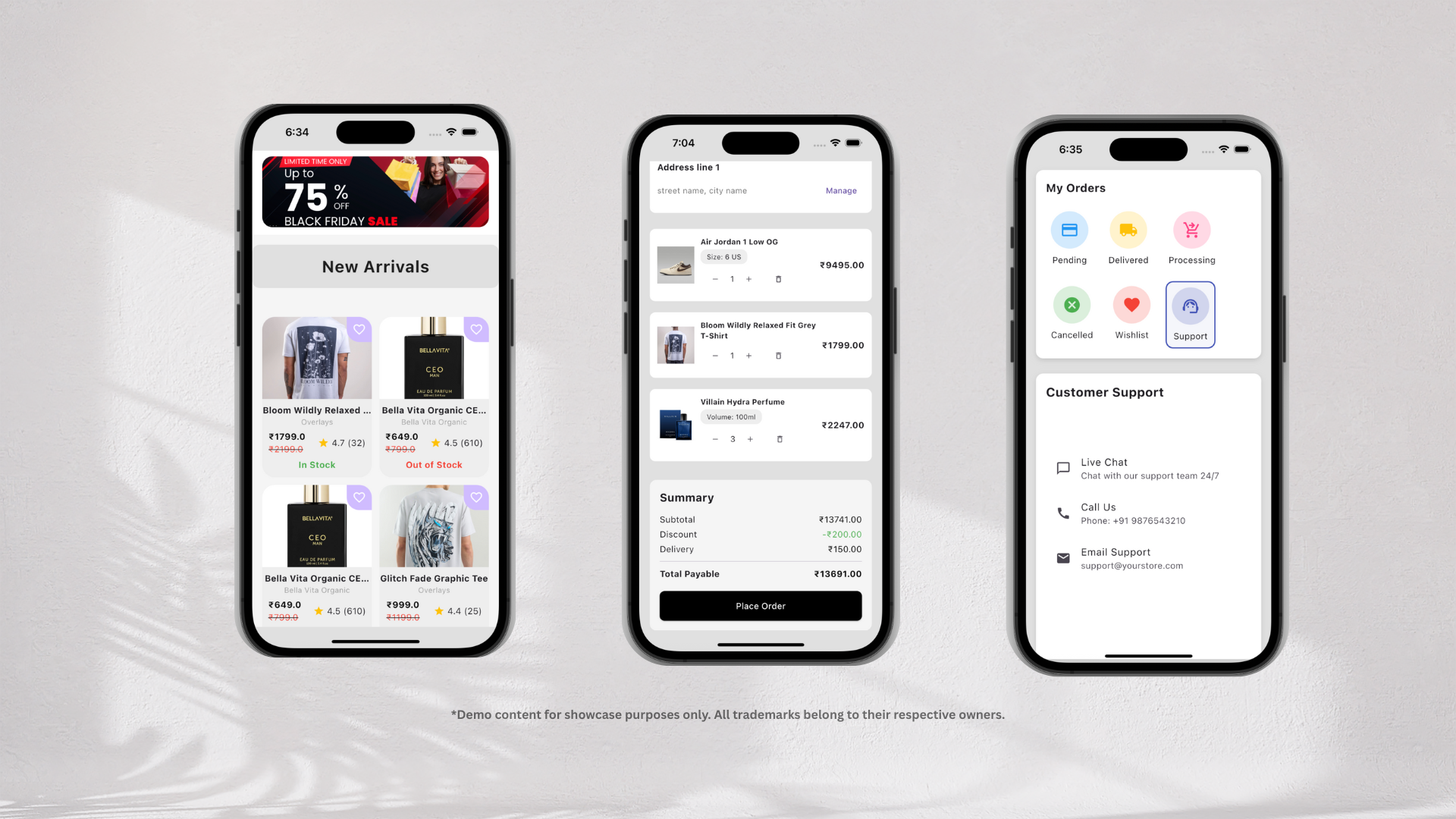 Flutter E-Commerce Web App with Admin Panel | Firebase + Syncfusion ...